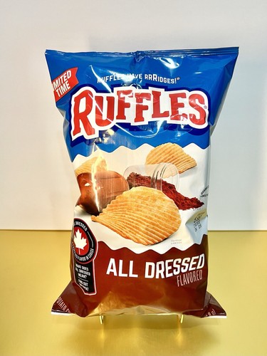🔥 New Limited Edition RUFFLES All Dressed Canada Inspired Potato Chips ...