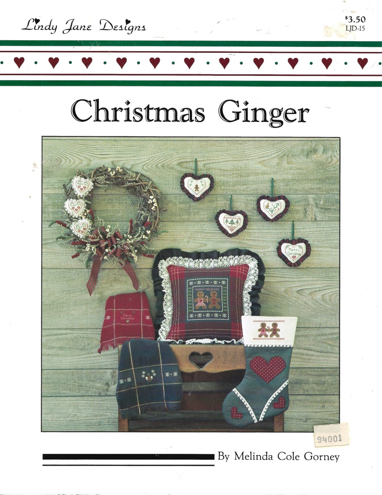 Christmas Ginger Cross Stitch Lindy Jane Designs,Melinda Cole Gorney ...
