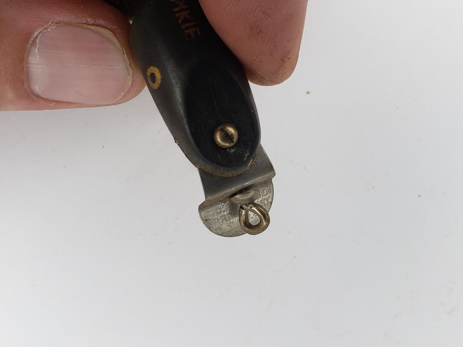 Vintage Wood Pike Fishing Lure Jointed C.Bait Co. Garret Ind. 9-7-20 | eBay