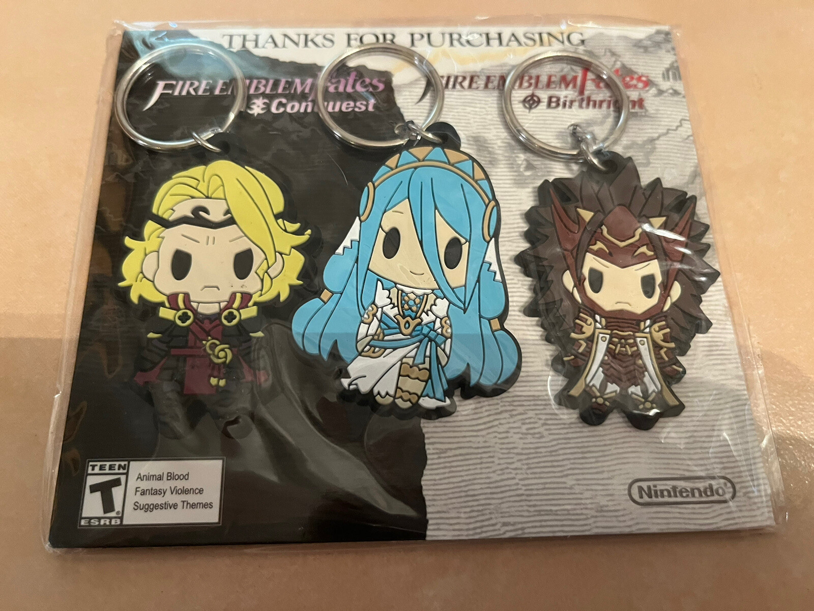 Fire Emblem Fates Special Edition Nintendo 3DS Keychains Set Of Three ...