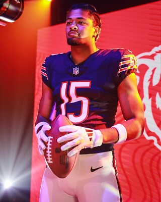 Rome Odunze Media Day Shoot Chicago Bears 8x10 NFL Football Photo | eBay