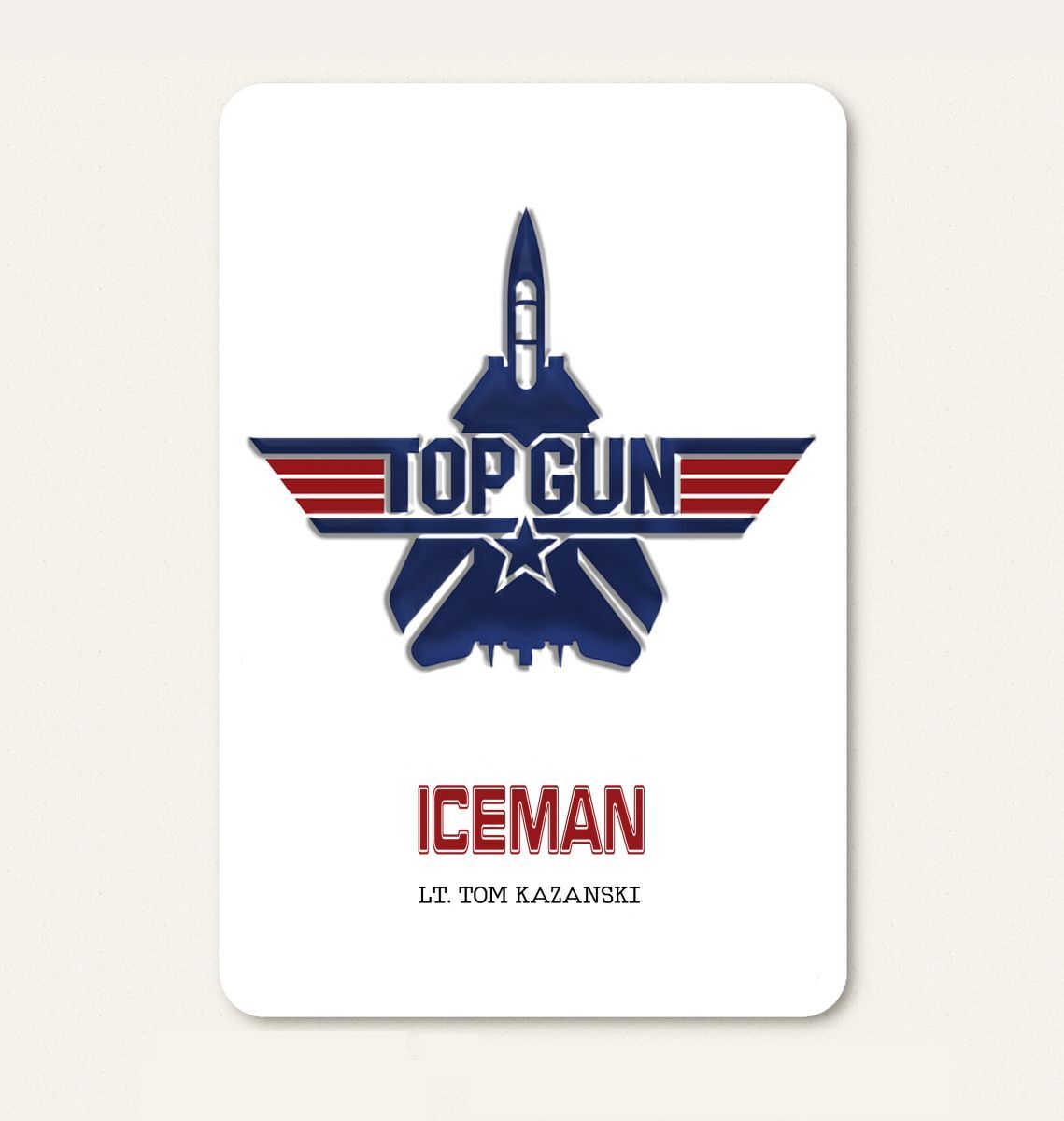Top Gun Iceman Logo Top Gun Goose Great Balls Of Fire Morale Patch
