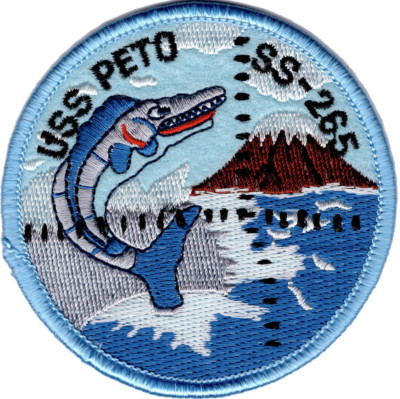 3" NAVY USS SS-265 PETO EMBROIDERED PATCH | eBay