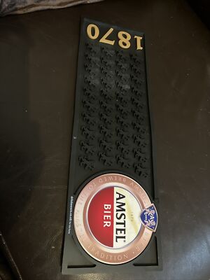 Amstel Bar Rubber Runner Mat Man Cave Outside Bar | eBay UK