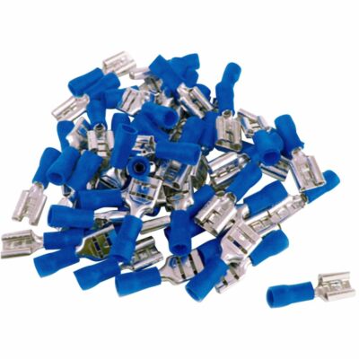 Pack of 100 FASTON BCR flat blade female connectors | eBay UK