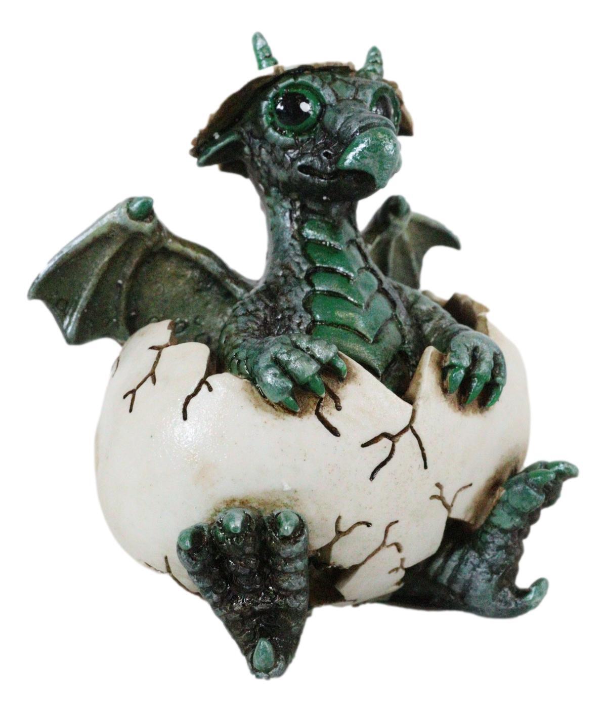 Pinehas Dragon Baby Egg Hatchling Figurine Fantasy Gift Sculpture ...