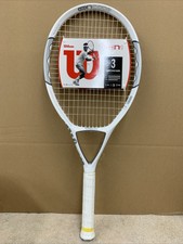 Wilson N1 Ncode Oversize Tennis Racquet Racket 115 Grip 4 1/4 White for ...