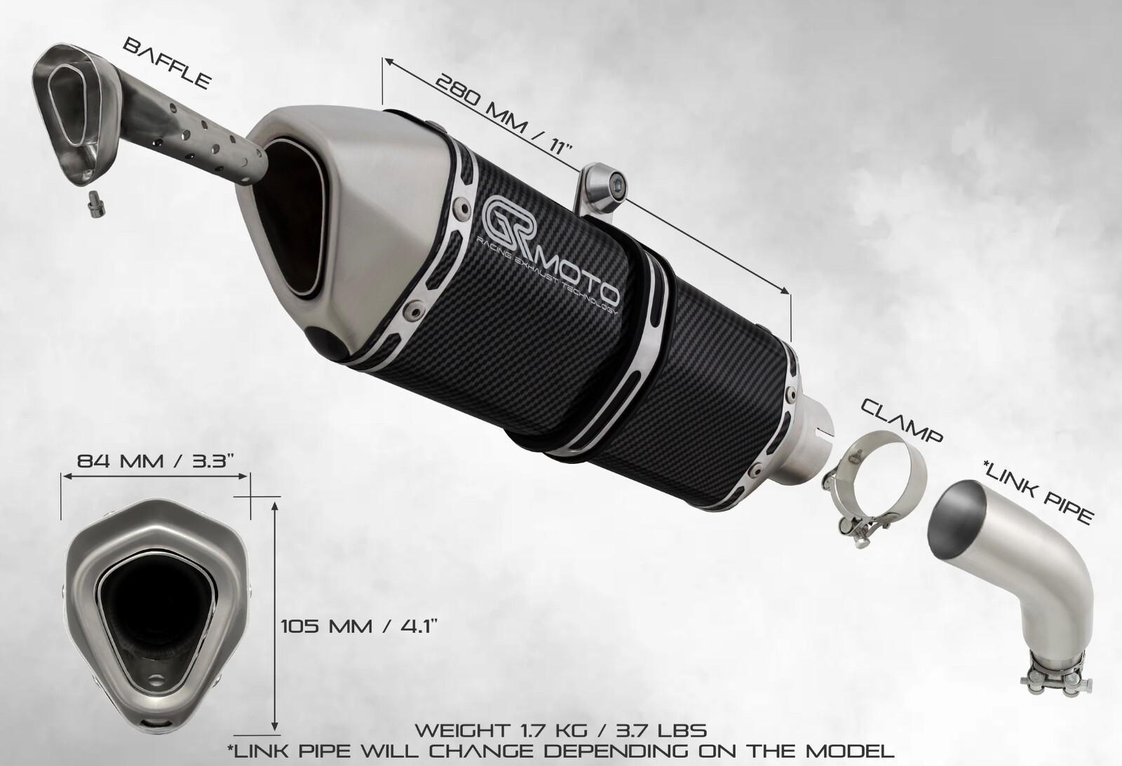 Scarichi per Triumph Speed Triple 1050 Rs Doppio 2005 - 2019 GRmoto ...