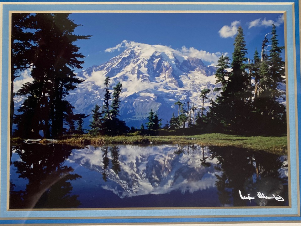 Rick Morley SIGNED Color Photograph Snow Covered Mountains 9” X 11” | eBay