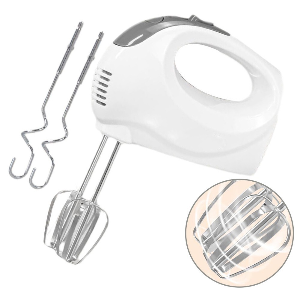 Compact and Stylish Hand Mixer Set with Beaters and Whisk 6 Speeds ...