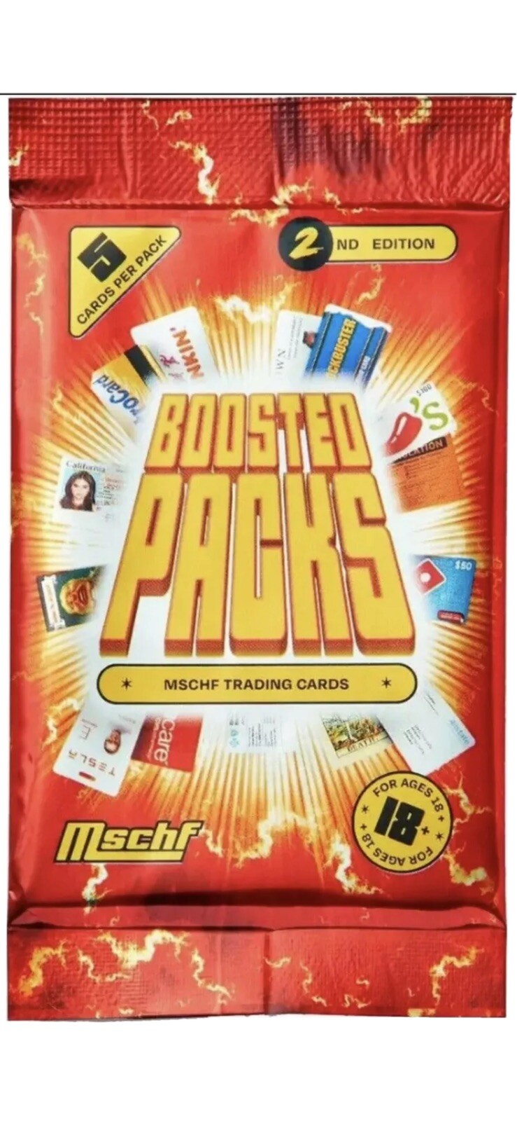MSCHF boosted packs edition 2, 1 pack. 5 cards per pack. | eBay