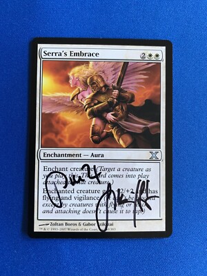 MTG Magic Serra’s Embrace Signed Artist Proof x1 10th Edition Boros ...
