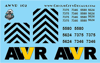 AWVR Unstoppable Movie 7346 7375 SD40-2 N Scale | eBay