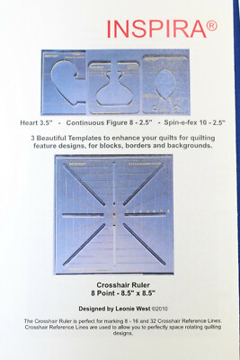 Original PFAFF Inspira Lineal-Set(für Rulerfuß/4 Schablonen) Art-Nr ...