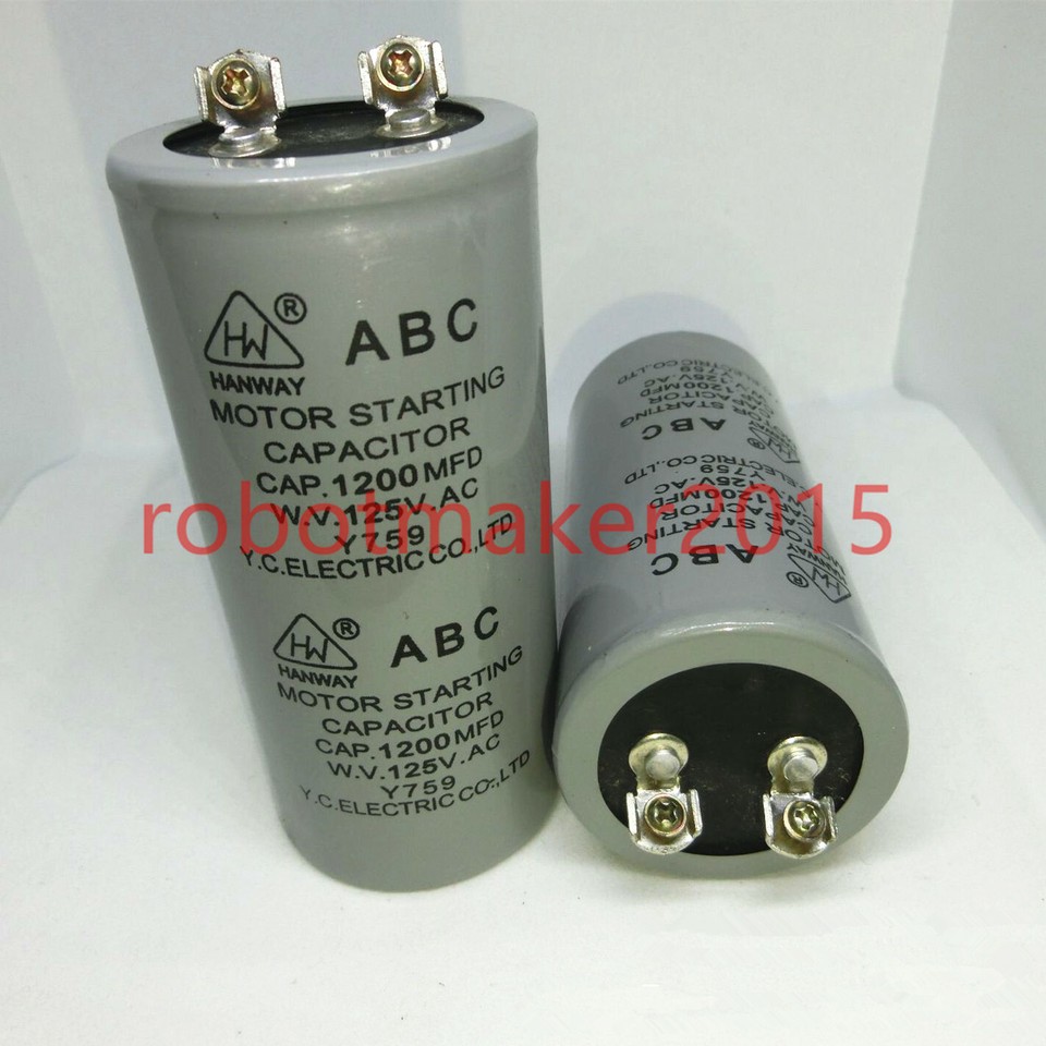 ABC CD60 Motor Starting Capacitor 100MFD 200MFD 300/400/150UF-1200UF ...