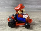 2002 super Mario kart Mario Bros Red Pull back racer car Wendy’s kids ...