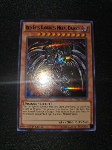 Red-Eyes Darkness Metal Dragon DUSA-EN068 1st Edition SHIPPED UNTRACKED ...