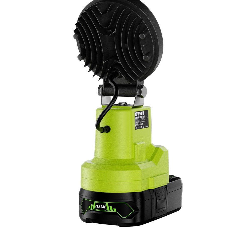 18V 8.0Ah Li-Ion Battery / LED Work Light Torch Camping For RYOBI ONE ...