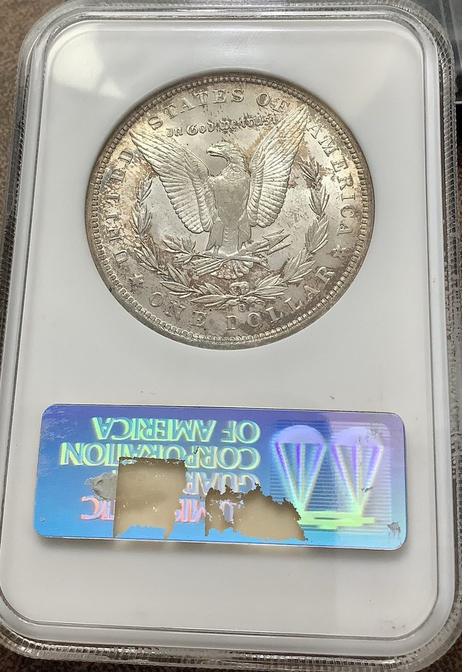 1890-O Morgan Silver Dollar NGC MS64 Antique Toned Superb NGC No Bar ...