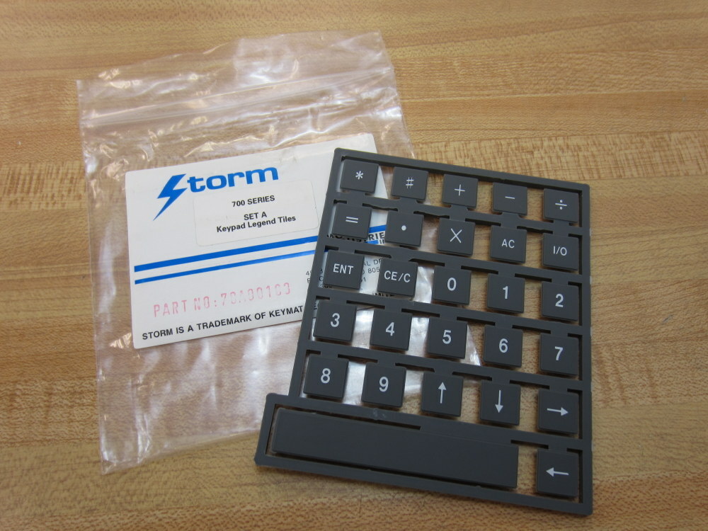 MGR Ind. 70A00100 Storm Keypad Legend Tiles | eBay