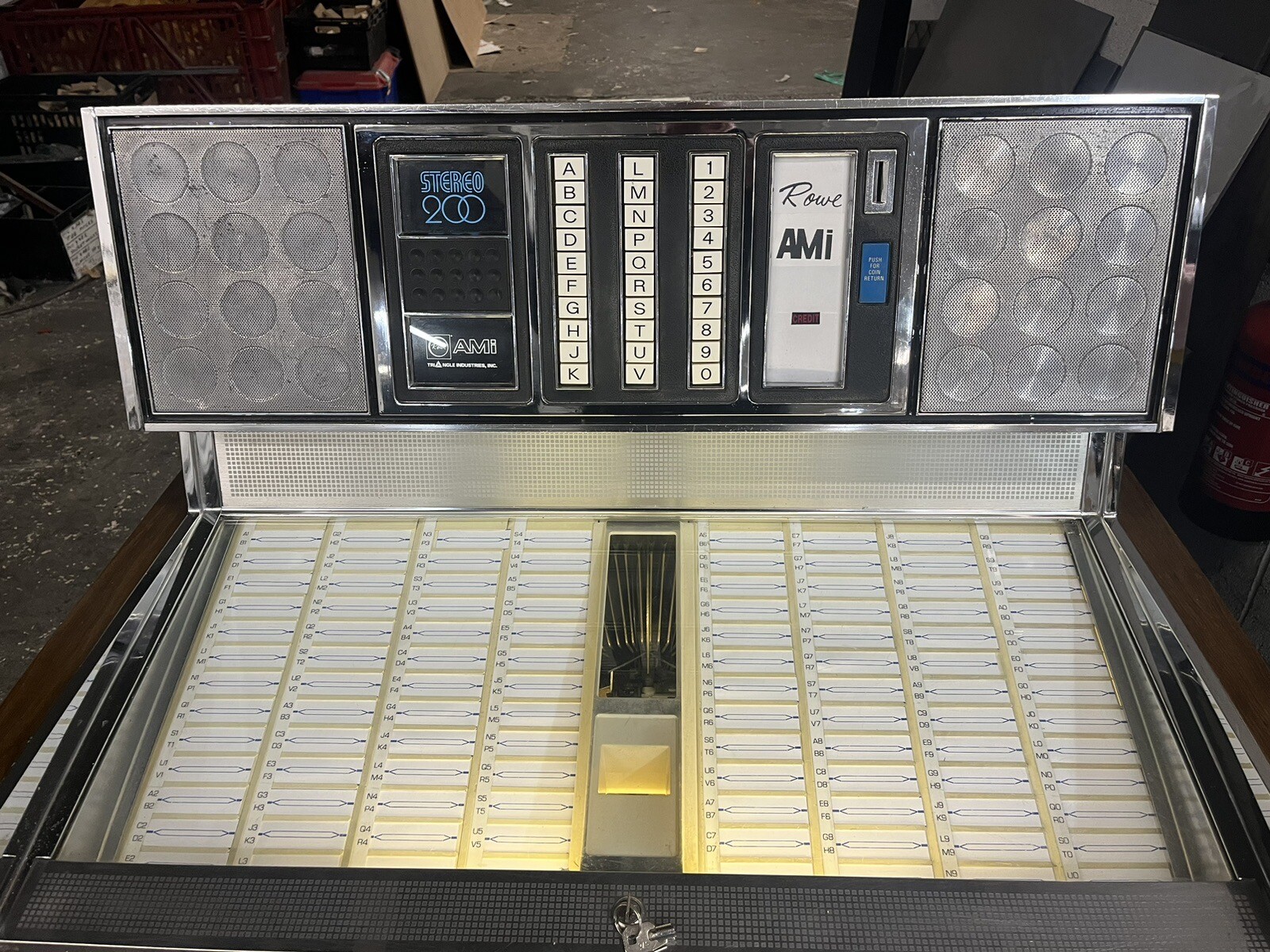 ROWE AMI R74 200 SELECTION VINYL JUKEBOX STEREO FULLY SERVICED IN HULL ...