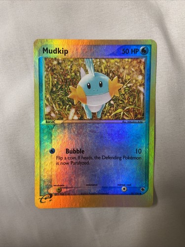 Pokémon TCG Mudkip EX Ruby & Sapphire 59/109 Reverse Holo Common | eBay