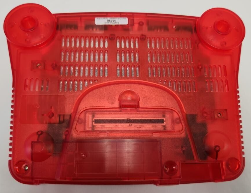 Vtg N64 Funtastic Watermelon Translucent RED Nintendo-64 Gaming Console ...