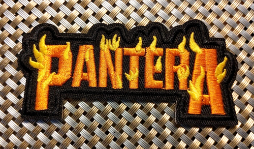 Pantera (rock band) Flames Embroidered Patch Iron-On Sew-On US ship ...