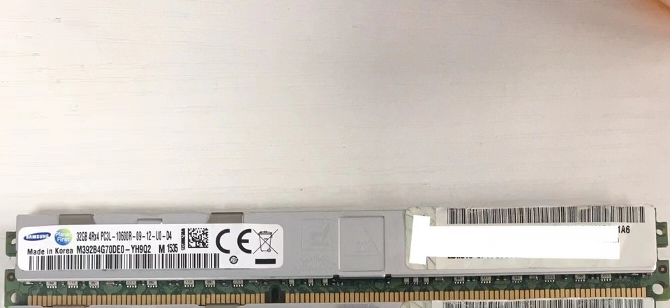 SAMSUNG 32GB DDR3 1333 VLP Server LRDIMM RAM 4Rx4 PC3L-10600R ...