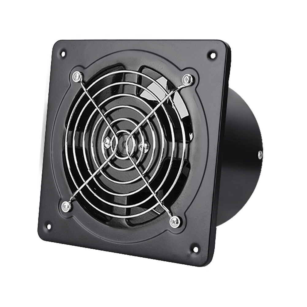 4" Exhaust Fan Extrator Fan Ventilation Wall-Mounted Steel Square ...