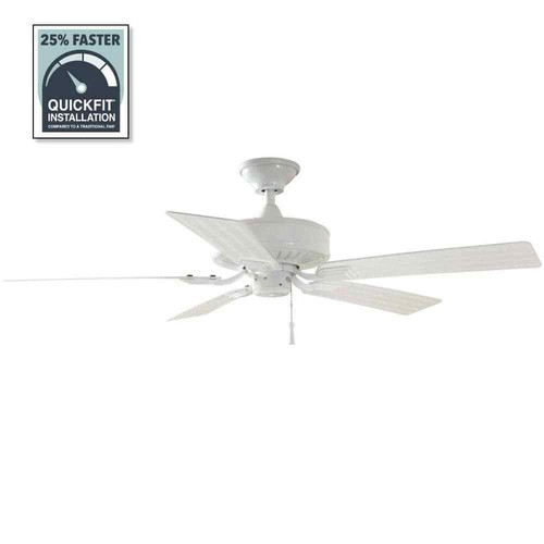 Barrow Island 52 in. Indoor/Outdoor Wet Rated White Ceiling fan | eBay
