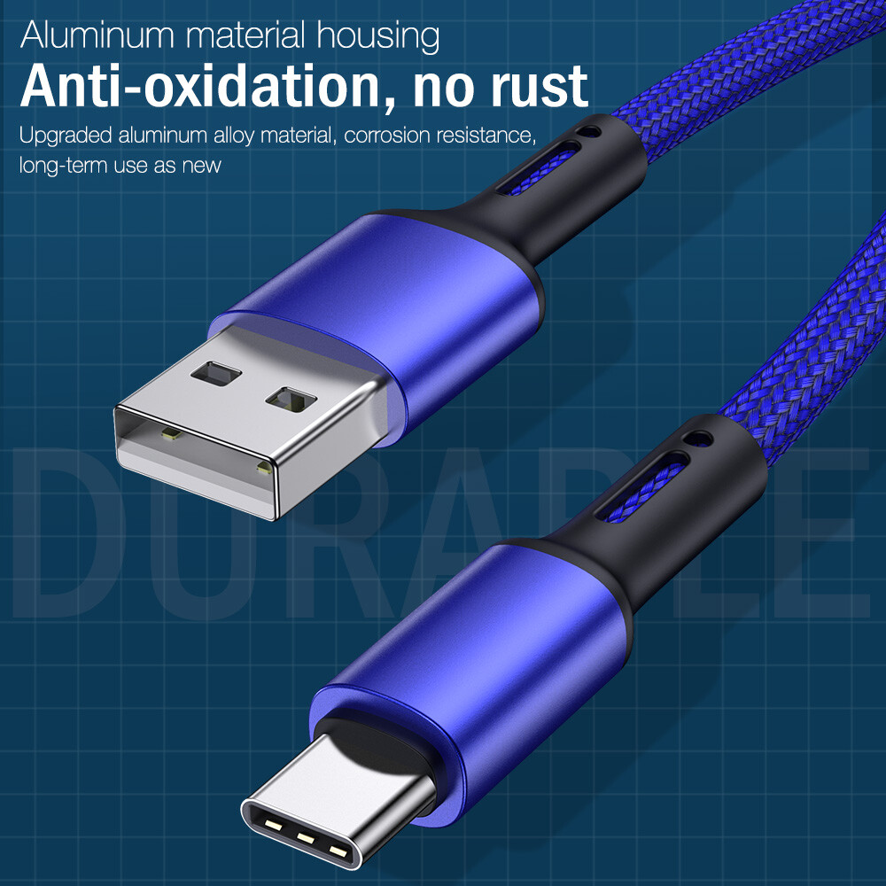 USB C Cable For Samsung S22 S21 S10 S8 S9 Type C Fast Charging Charger ...