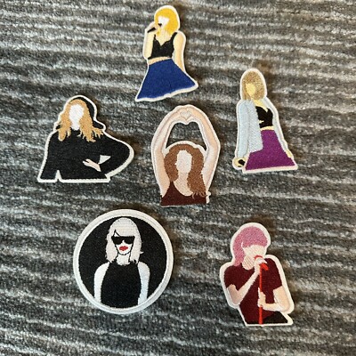 Taylor Swift Inspired Patch Lot Of 6 Iron On Or Sew The Eras Tour ...