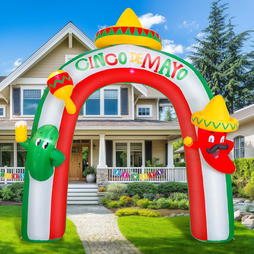 10FT Cinco De Mayo Inflatable Archway Outdoor Decoration, Blow-Up ...