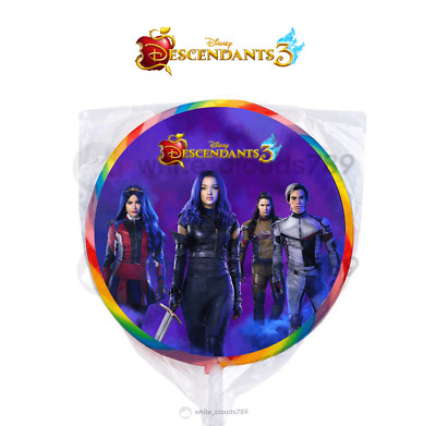 24 Disney Descendants 3 1.67" Sticker Labels for Bag Party Favor ...