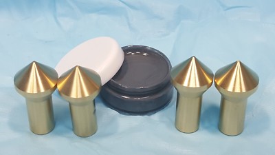 Gunsmith Tools-4 Brass Muzzle Laps-Rifle Or Pistol Crowning Kit ...