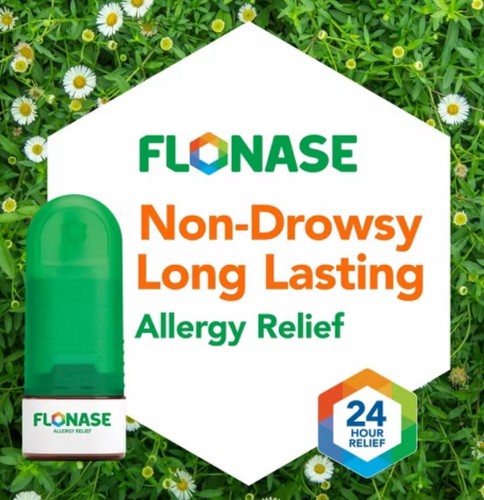 Lot Of 24 Flonase Allergy Relief Nasal Spray Twin Pack 2X 144 Sprays Ex ...