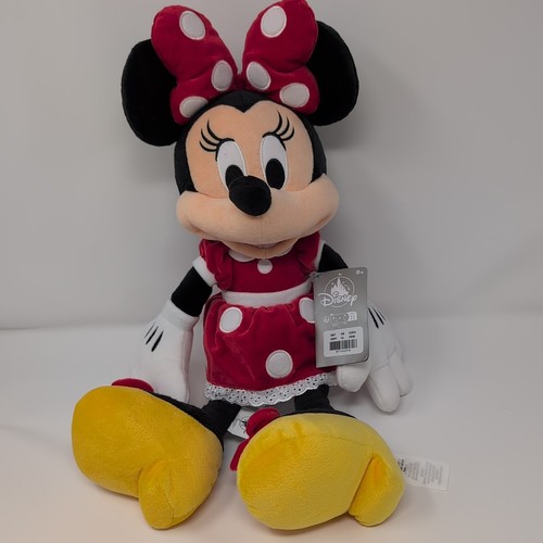 Disney Minnie Mouse Plush Stuffy - Red - 9 1/2 In. | eBay