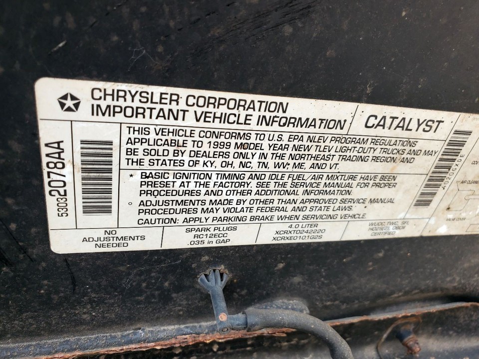 Air Bag Control Module Computer Fits 98-00 WRANGLER 1823021 | eBay