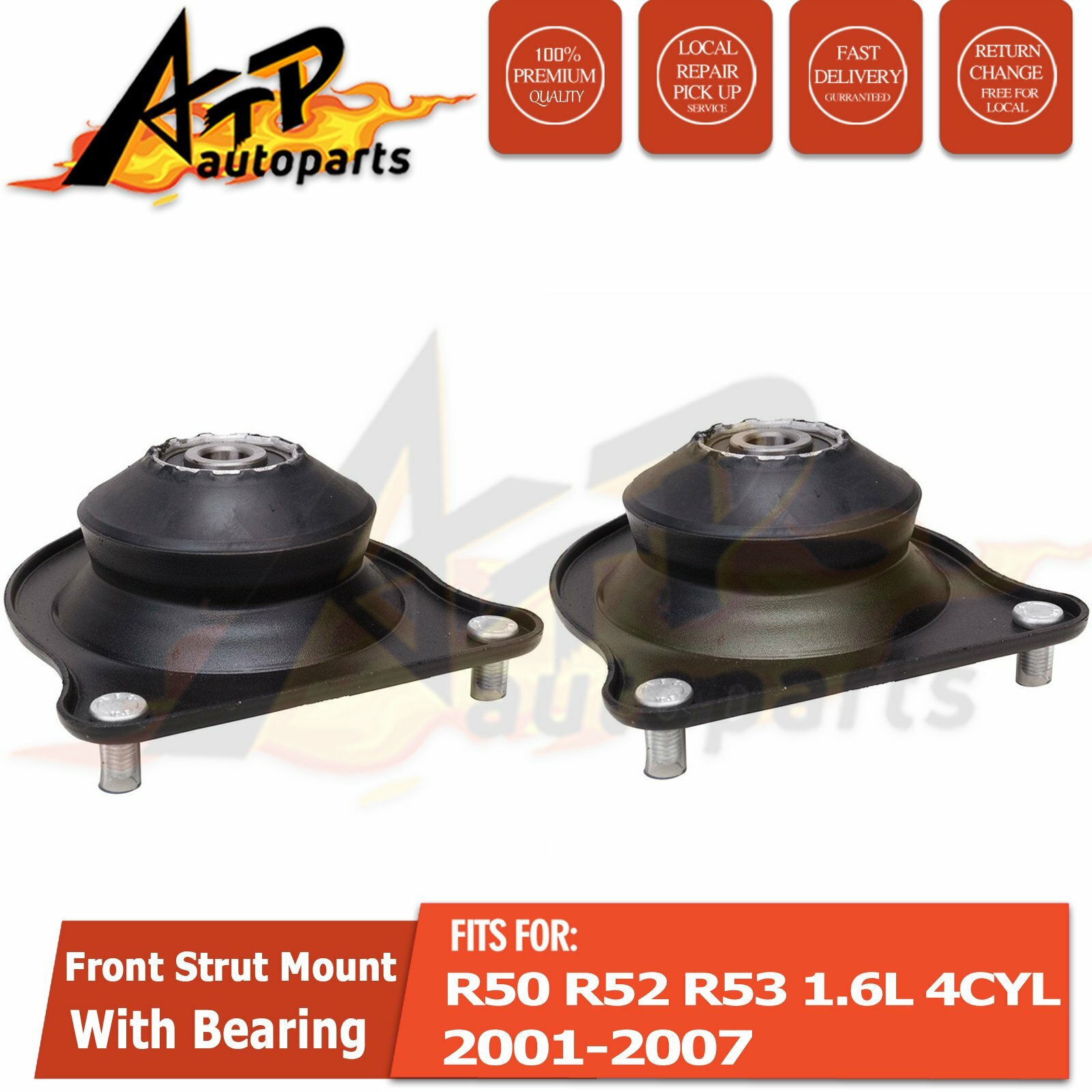 Front Strut Mount With Integrated Bearing for Mini Cooper R50 S Cabrio ...