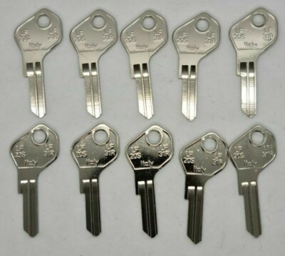 LF31R Key Blanks x 10 - Filing Cabinet Keys - Nickel Plated Brass | eBay