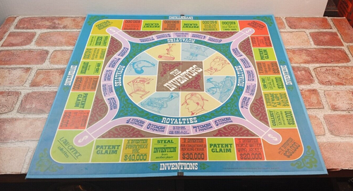 The Inventors Board Game Replacement Game Board Only 1974 Parker ...