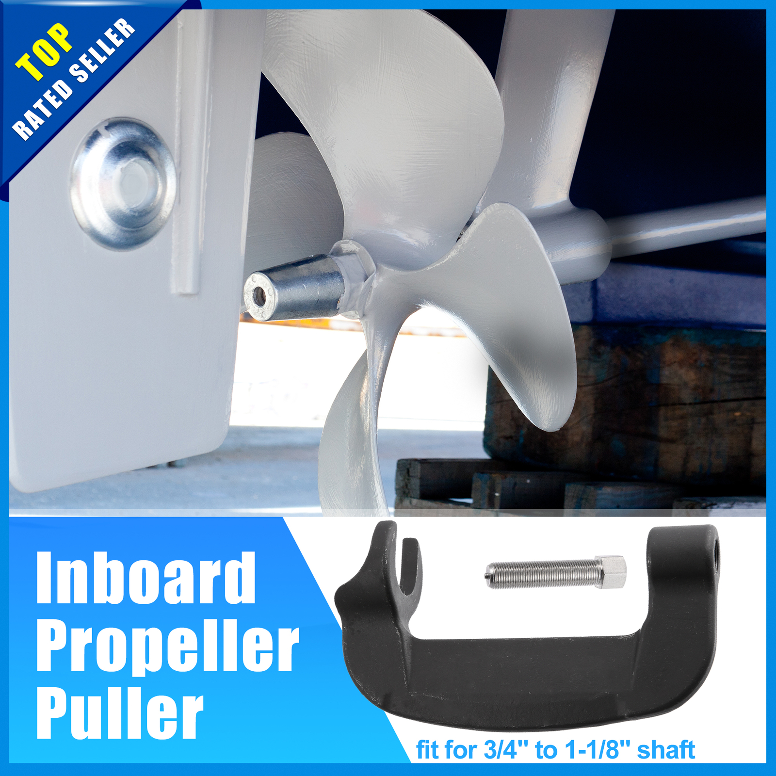 Boat Inboard Propeller Puller Fit 3/4" to 1-1/8" Shaft Pack of 1 | eBay
