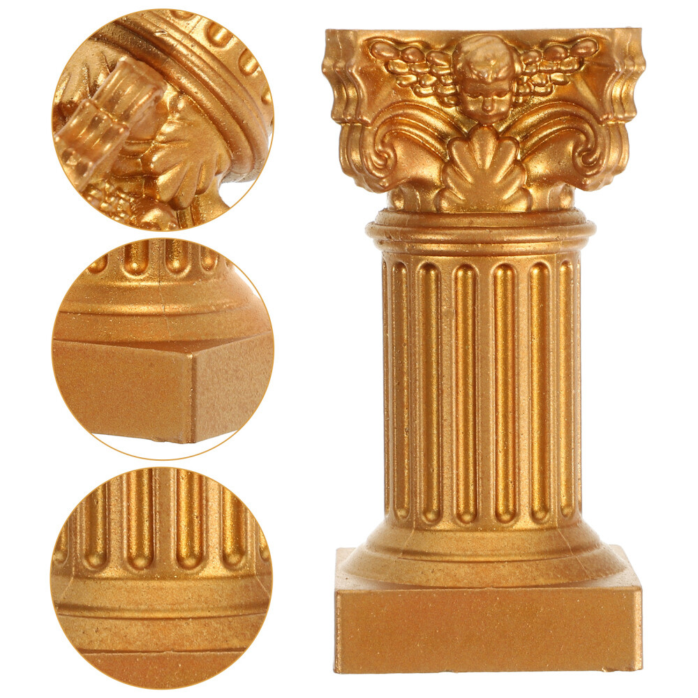 2pcs Roman Column Candle Holder Resin Column Statue Roman Greek Pillar ...