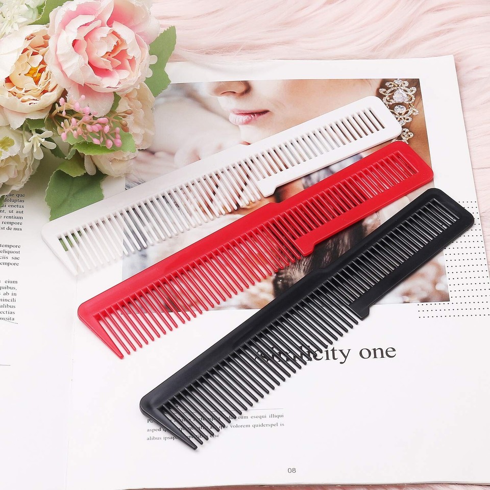 6 Pieces Hair Cutting Comb for Women, Professional Barber Combs Set All ...