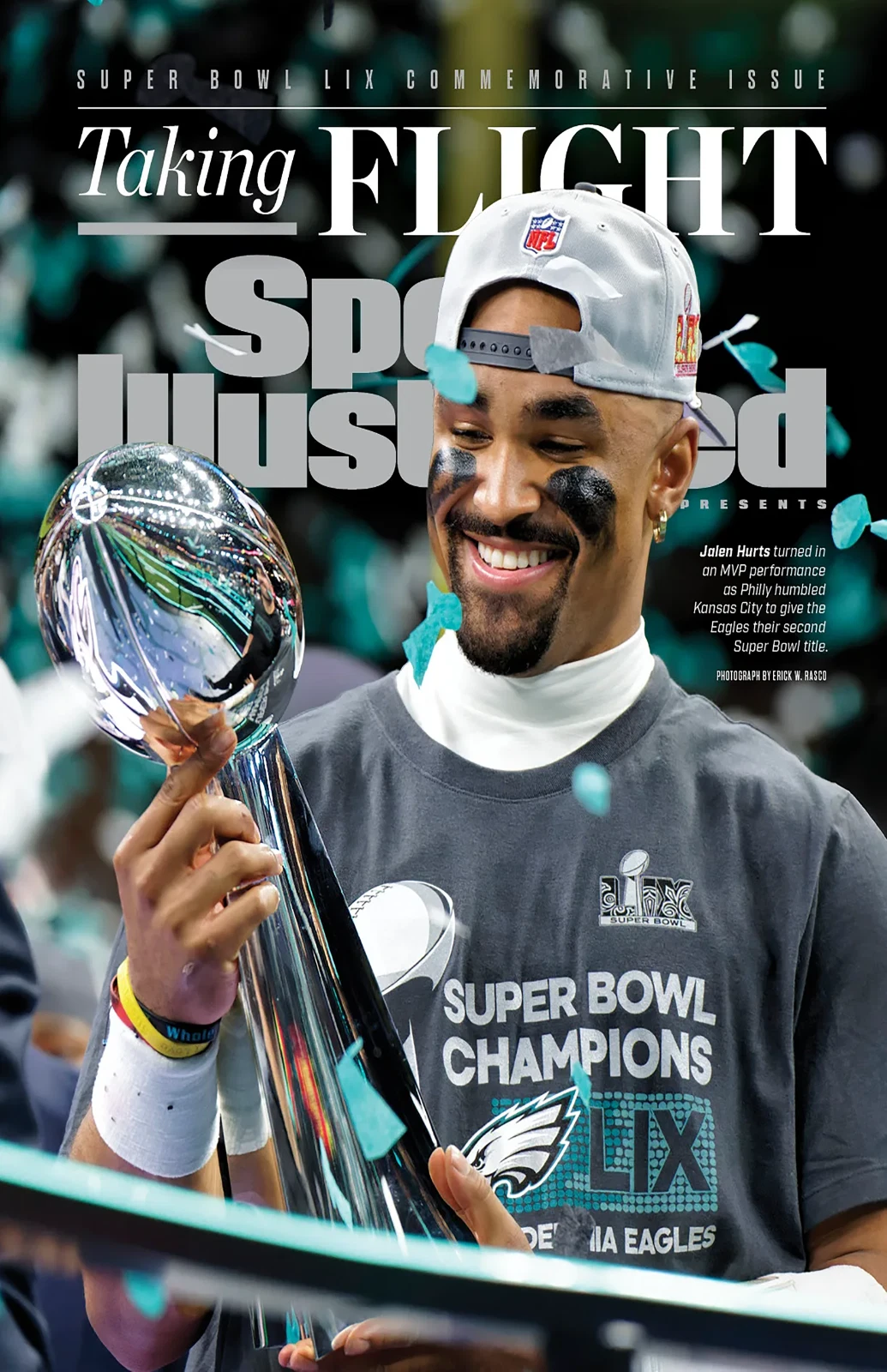 Philadelphia Eagles Super Bowl LIX Jalen Hurts Sports Illustrated Poster | ID 20768816 by ...