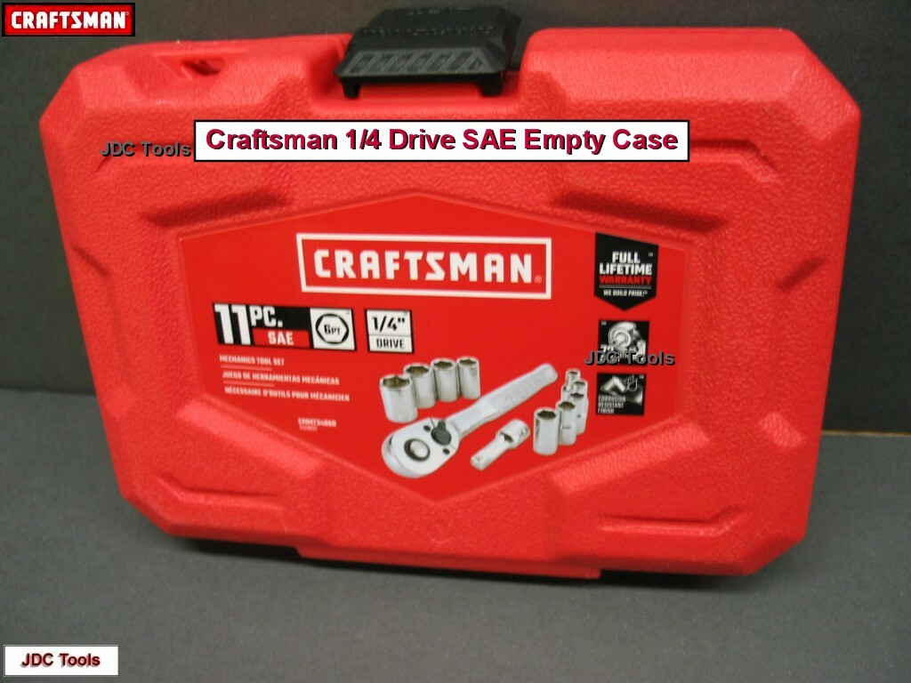 Craftsman 1/4 Drive Empty Socket Cases - SAE, MM or Both - Your Choice ...