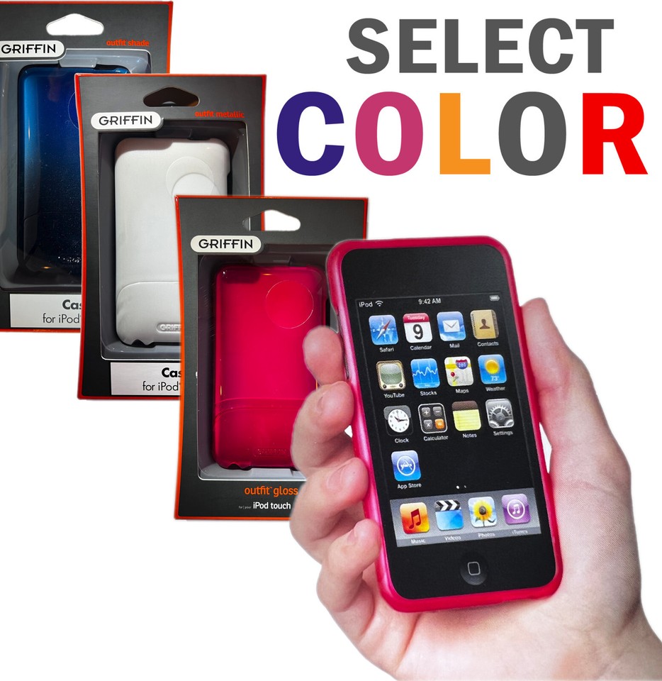 Outfit Hard Shell Protective Cover Hard Case For Apple iPod Touch 2nd ...