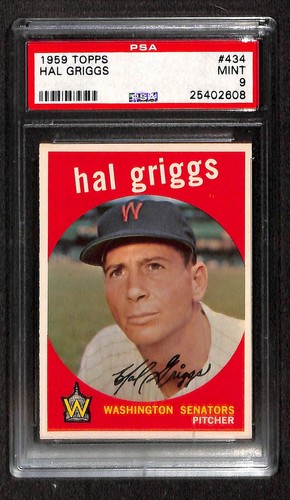 1959 TOPPS #434 Hal Griggs PSA 9 Mint 25402608 | eBay