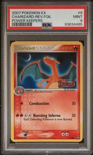 Charizard 6/108 Power Keepers Reverse Holo PSA 9 | eBay